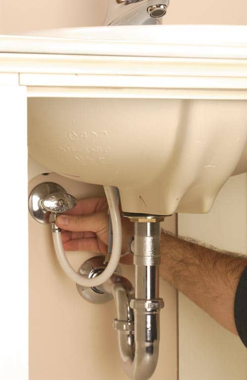 How to Easily Connect the Plumbing for a New Bathroom Sink | HomeTips